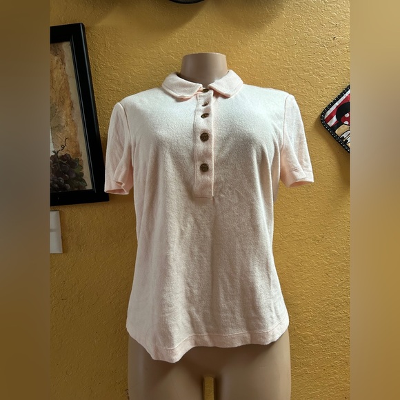 Tory Burch | Tops | Tory Burch Light Pink Button Down Shirt | Poshmark